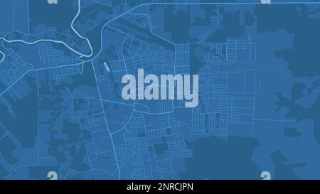 Vector map of Belmopan city. Urban black and white poster. Road map ...