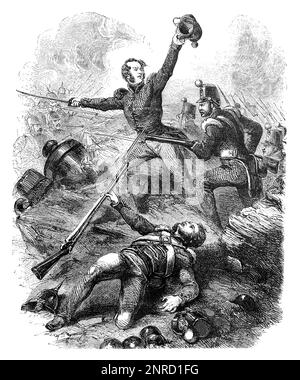 the Battle of the Great Redan during the Crimean War; fought between ...