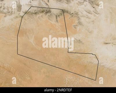 Togdheer, region of Somalia. Low resolution satellite map. Locations ...