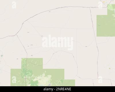 Bakool, region of Somalia Mainland. Open Street Map. Locations and ...