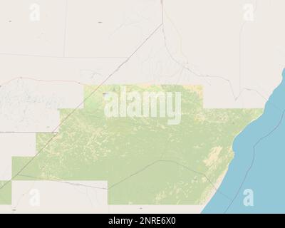 Nugaal, region of Somalia Mainland. Open Street Map. Locations and ...