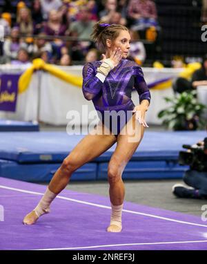 January 3, 2020: LSU's Reagan Campbell performs on the beam during NCAA ...