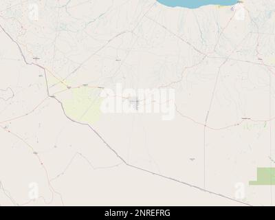 Maroodi Jeex, region of Somaliland. Open Street Map. Corner auxiliary ...