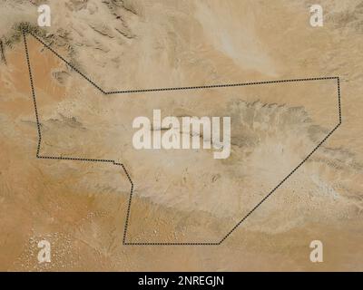 Sool, region of Somaliland. Low resolution satellite map. Corner ...