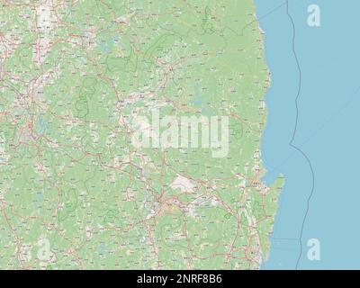 Gyeongsangbuk-do, province of South Korea. Open Street Map. Locations ...