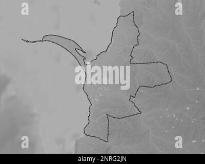 Mannar, district of Sri Lanka. Elevation map colored in wiki style with ...