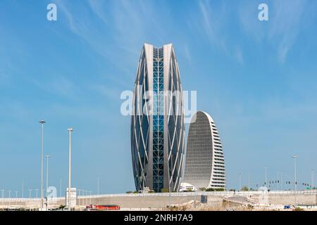 Aldar Headquarters Building and Al Sail Tower in Abu Dhabi, United Arab ...