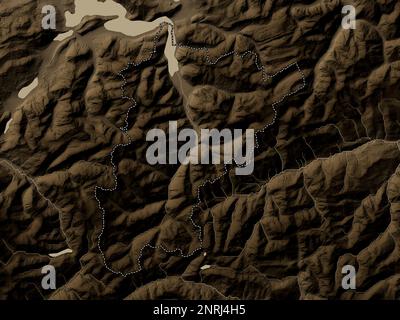 Map of Uri in Switzerland Stock Photo - Alamy