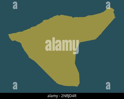 Shape of Al Ḥasakah, province of Syria, with its capital isolated on a ...