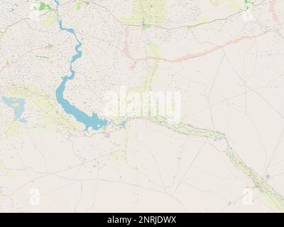 Ar Raqqah, province of Syria. Open Street Map. Locations and names of ...