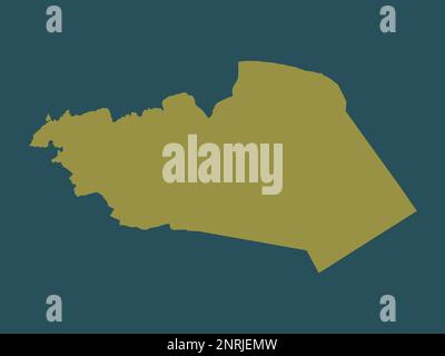 Hims, province of Syria. Solid color shape. Locations and names of ...