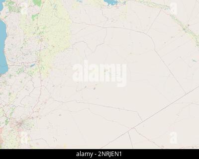 Hims, province of Syria. Open Street Map. Locations and names of major ...