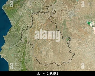 Idlib, province of Syria. High resolution satellite map. Locations and ...