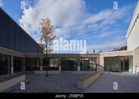 Sports hall. Shree Swaminarayan Mandir, Oldham, United Kingdom ...
