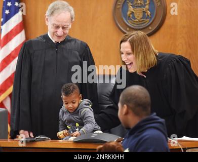 Supreme Court Justice Stephen Markman is shown at the GOP convention at ...