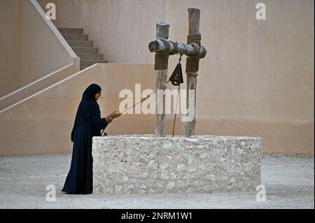 The old palace of Sheikh Abdullah bin Jassim Al Thani on the grounds of ...