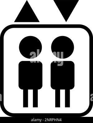 Use Two Person Lift Symbol Sign Isolate On White Background,Vector ...