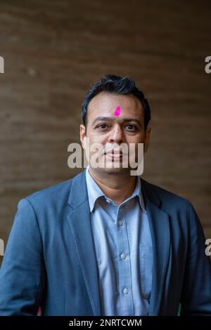Bikram Duggal head of studios, Disney Star poses for photos during a ...