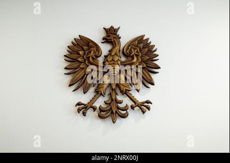 Polish police badge Stock Photo - Alamy