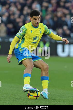 Morgan Gibbs-White of Nottingham Forest waits foe a Forest corner ...