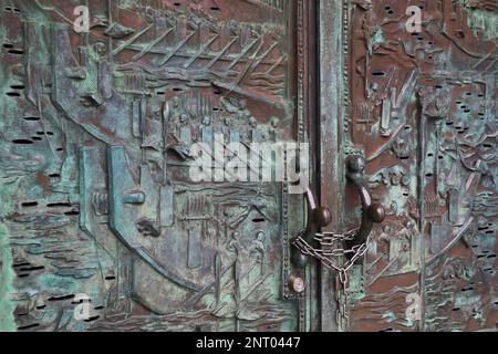 A picture shows the Peace Tower, Heiwa-no-Tou, at Miyazaki Prefectural ...