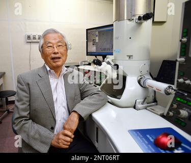 Sumio Iijima, a Japanese physicist and inventor, often cited as the ...