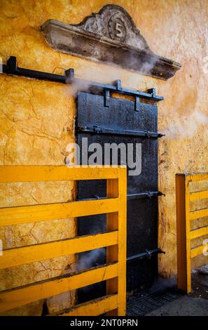 baked agave, oven for baking agave, Jose cuervo tequila distillery in ...