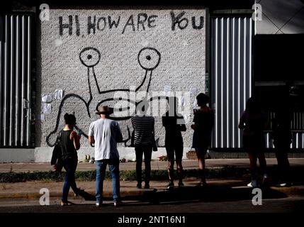 The Houston Is Inspired mural in Houston, Texas Stock Photo - Alamy