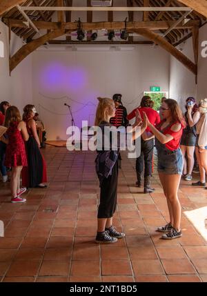 Promenade performance of Romeo and Juliet by a young company in rural ...