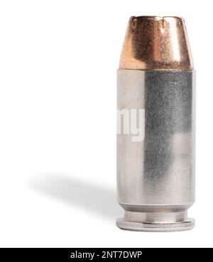Shadow behind a hollow point 40 caliber cartridge for a semi auto ...