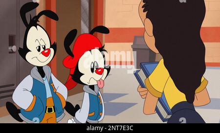 ANIMANIACS,from left: Yakko (voice: Rob Paulsen), Dot (voice: Tress ...