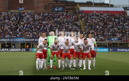 Poland team line up before the kick off Stock Photo - Alamy
