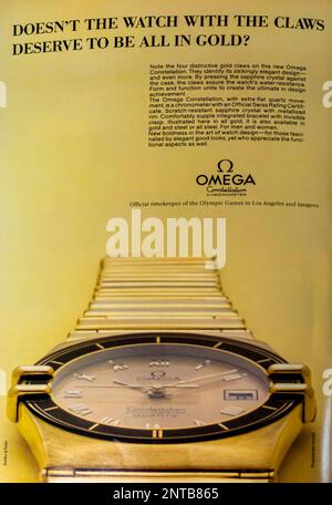 Vintage Omega Constellation watches Stock Photo - Alamy