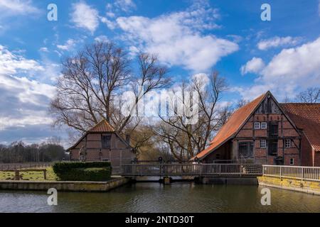 Fuerstbischoefliche Kornwassermuehle zu Nienborg, Heek, Muensterland ...