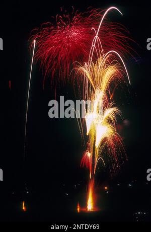 Fireworks Pooram Festival at Thrissur Trichur Kerala India Asia Stock ...