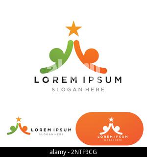 Adoption children logo and symbol health Stock Vector Image & Art - Alamy