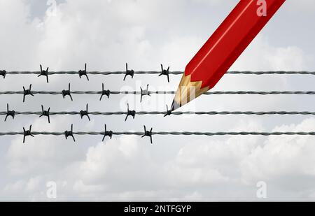 Anti-Immigration and migrant restriction or closing the border policy ...