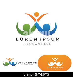 Community Logo Design Template for Teams or Groups.network and social ...