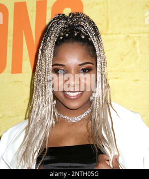 NEW YORK, NEW YORK - FEBRUARY 27: Arysia "Ace" Porter of Harlem ...