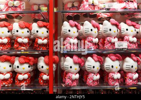 Sanrio's most famous character Hello Kitty poses for photo at Sanrio ...