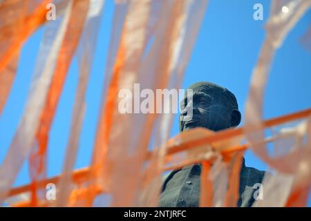 Statue Of Unity, view from Ekta Cruise, colossal statue, tallest statue in the world, located in ...