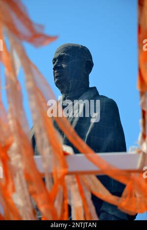 Statue Of Unity, view from Ekta Cruise, colossal statue, tallest statue in the world, located in ...