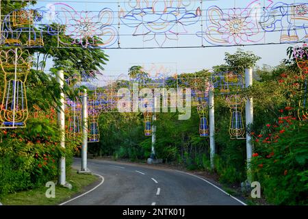 Unity Glow Garden, Statue Of Unity complex, tallest statue in the world, located in the Kevadia ...