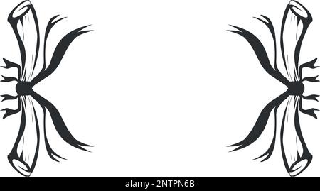 Illustration background with tied paper rolls. Perfect for website ...