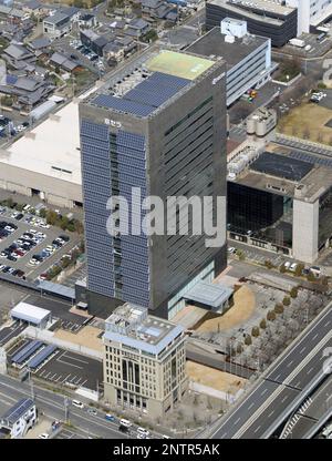 An aerial photo shows the Kyosera, Japan's major company of electronic ...
