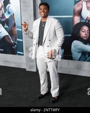 Spence Moore II arrives at the CREED III Los Angeles Premiere held at ...