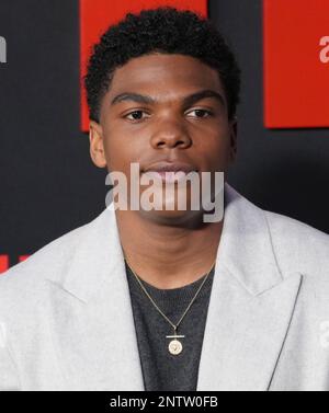 Spence Moore II arrives at the CREED III Los Angeles Premiere held at ...