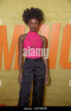 Tanaye White attends the premiere of "Champions" at AMC Lincoln Square ...