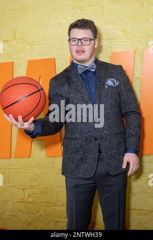 James Day Keith attends the premiere of "Champions" at AMC Lincoln ...