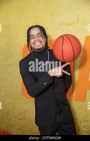 Rock "Wham" Middleton of Harlem Globetrotters attends the premiere of ...